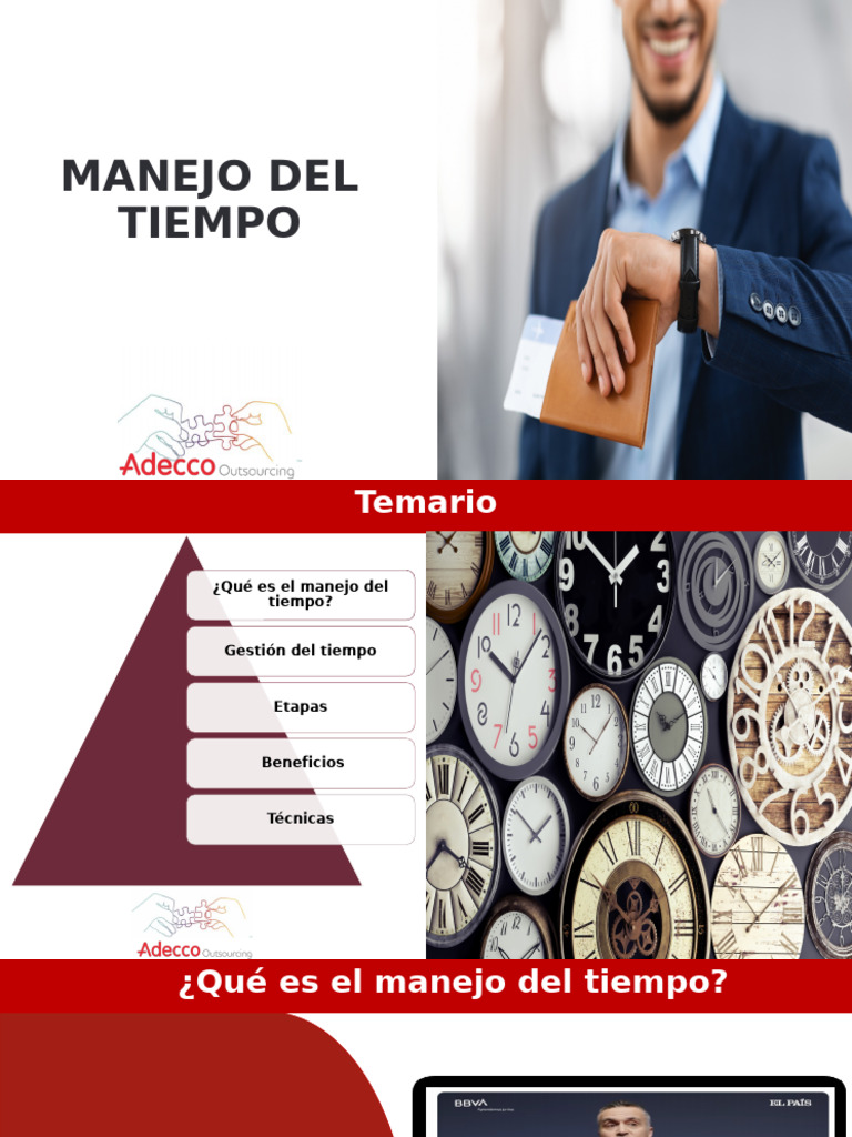 Manejo Del Tiempo | PDF | Gestión del tiempo | Habilidades profesionales