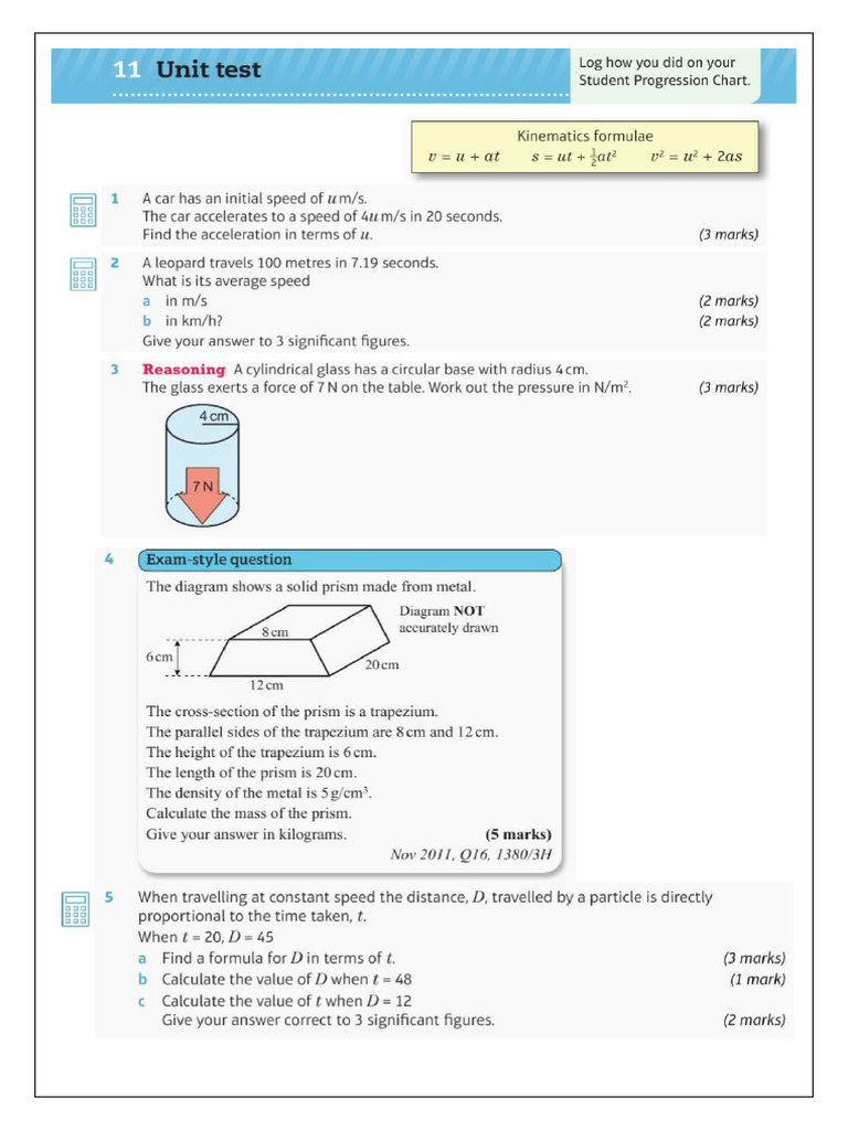 Unit 11 Practice Test | PDF