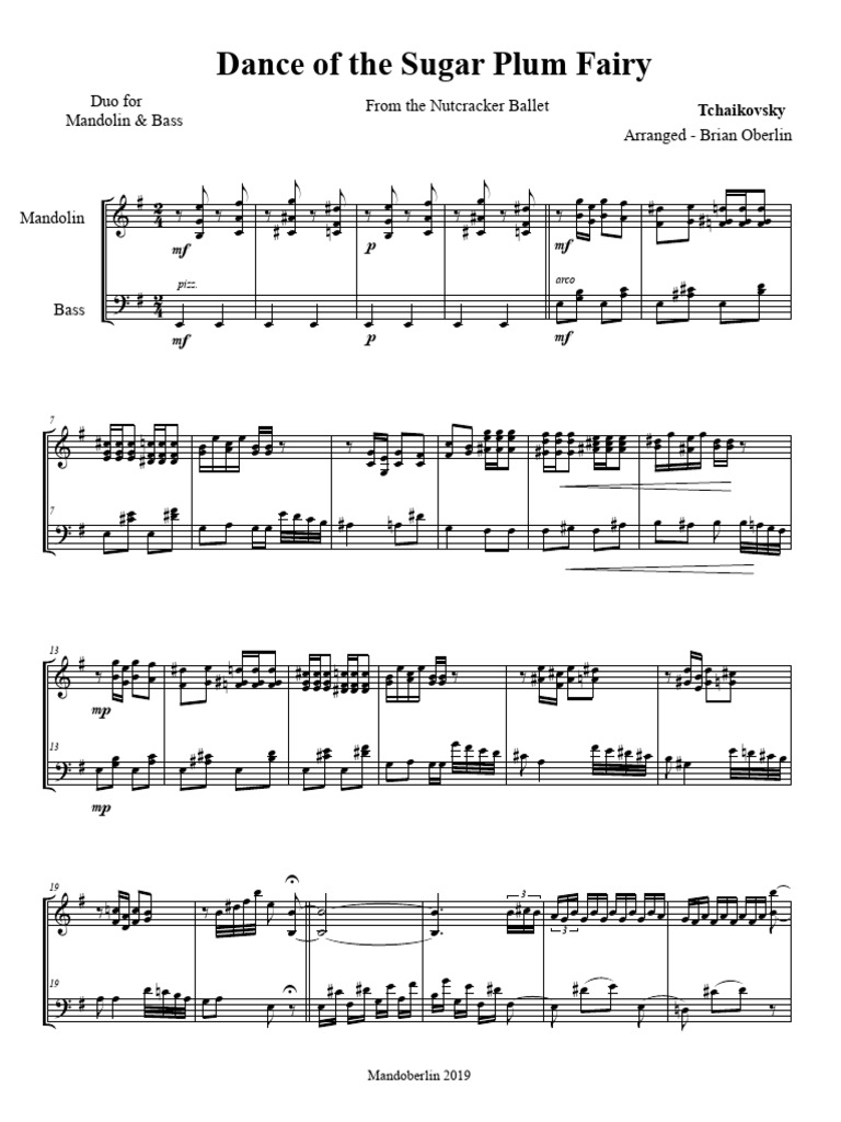 Tchaikovsky - Sugar Plum Fairy - Score | PDF