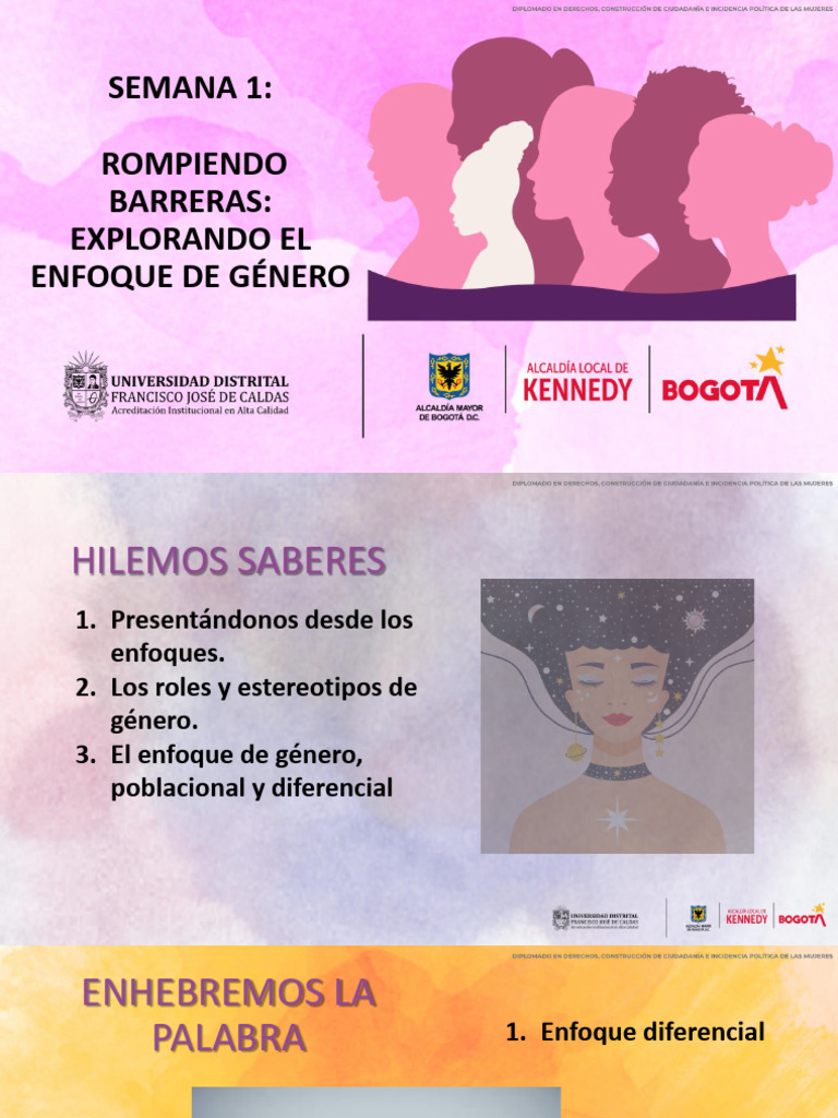 Presentación Semana conceptos basicos de genero | PDF | Estudios ...