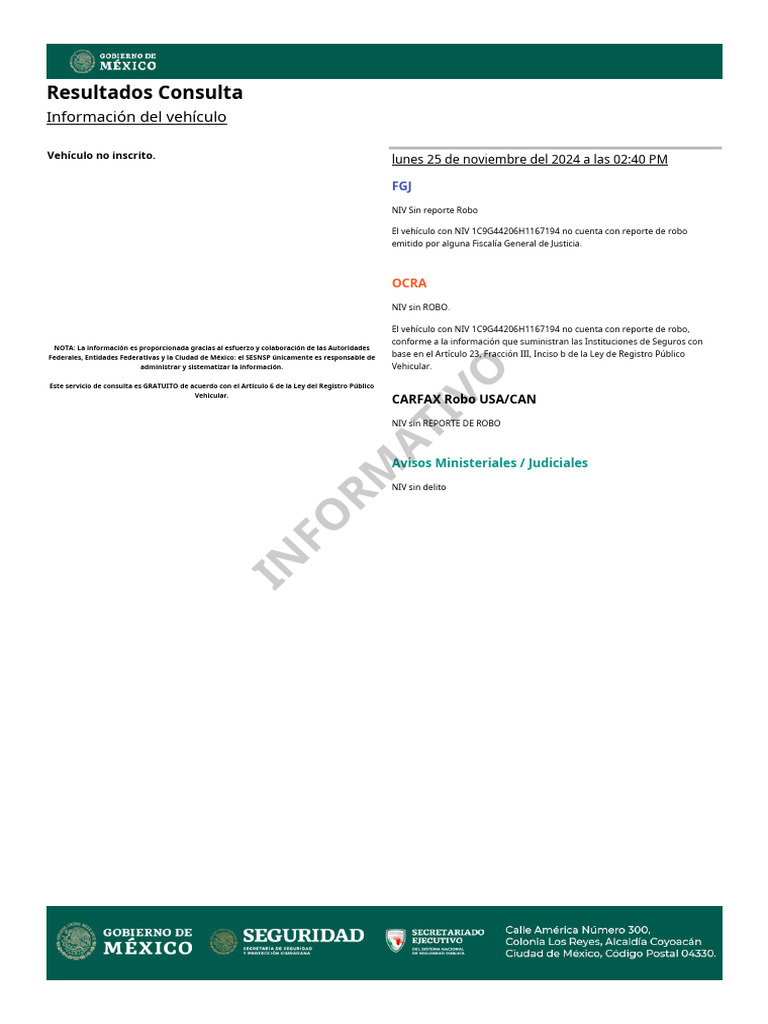 REPUVE | PDF | Gobierno | Justicia