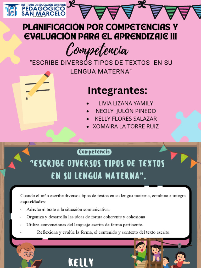 Escribe Diversos Tipos De Texto En Su Lengua Materna Pdf Escritura 4339