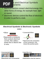 AQA GCSE Electric Circuit Symbols | PDF | Resistor | Electrical Network