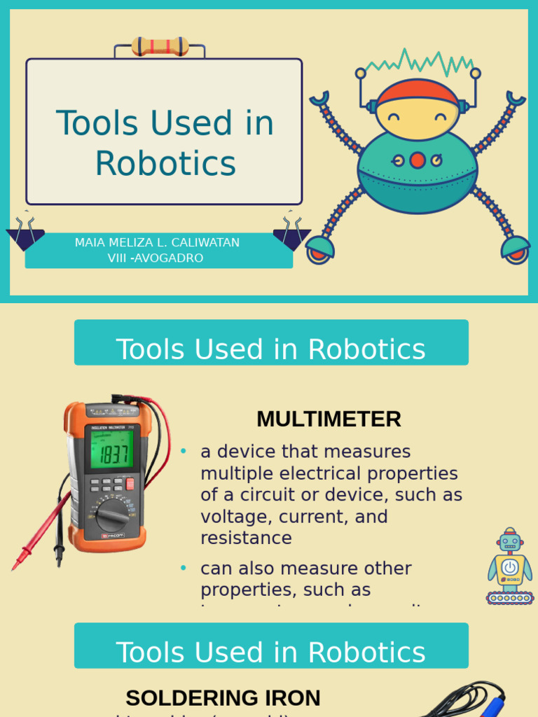Tools Used in Robotics | PDF