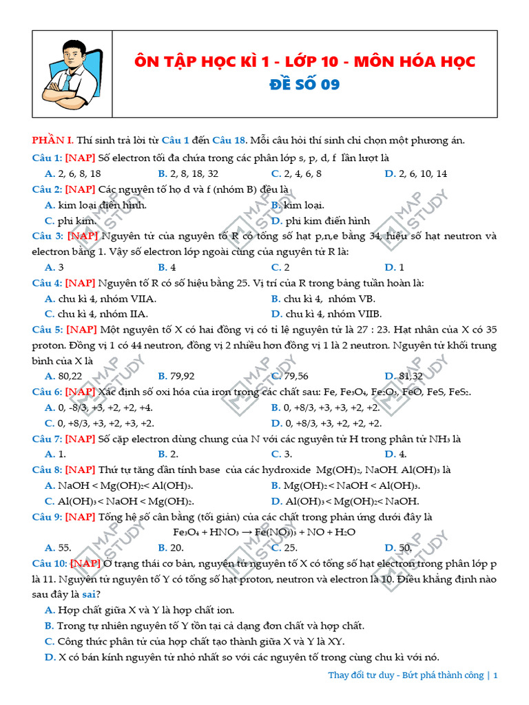 Bộ Đề Cki - Lớp 10 - Đề 9 | PDF