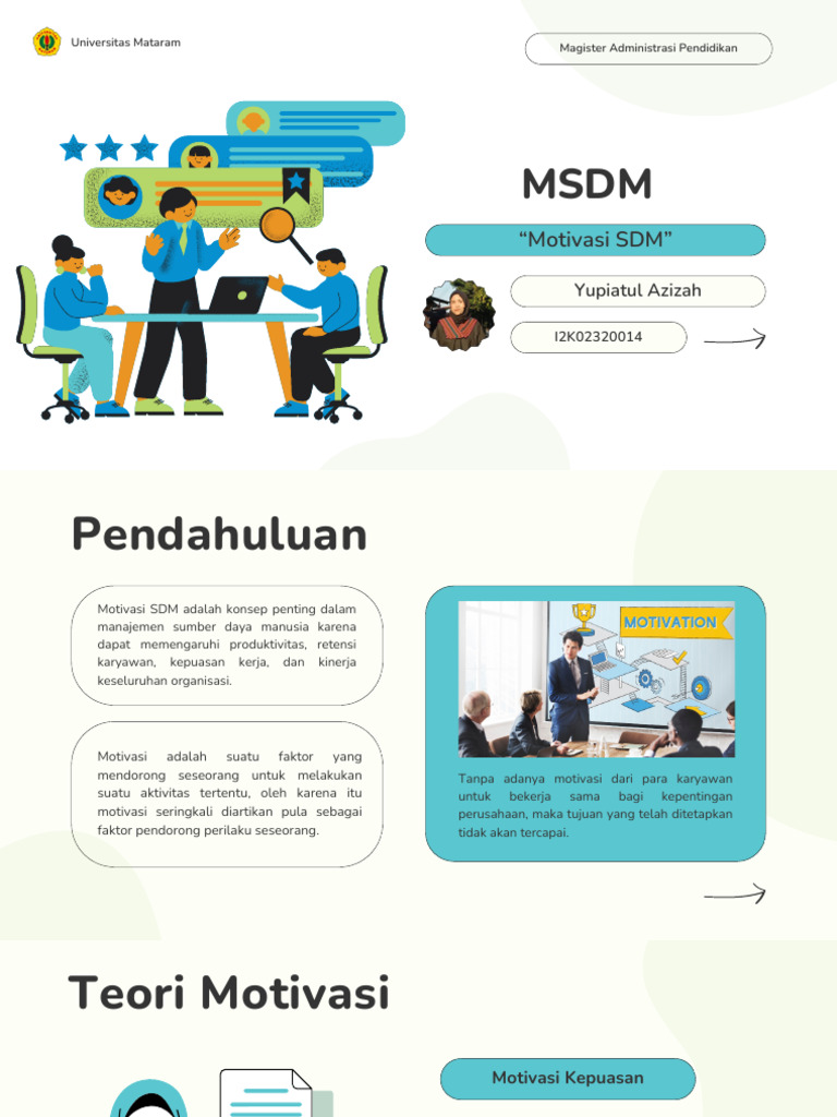 PPT Motivasi SDM | PDF