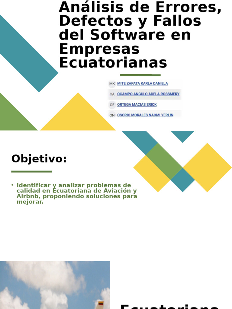 Análisis de Errores, Defectos y Fallos Del | PDF | Airbnb | Software