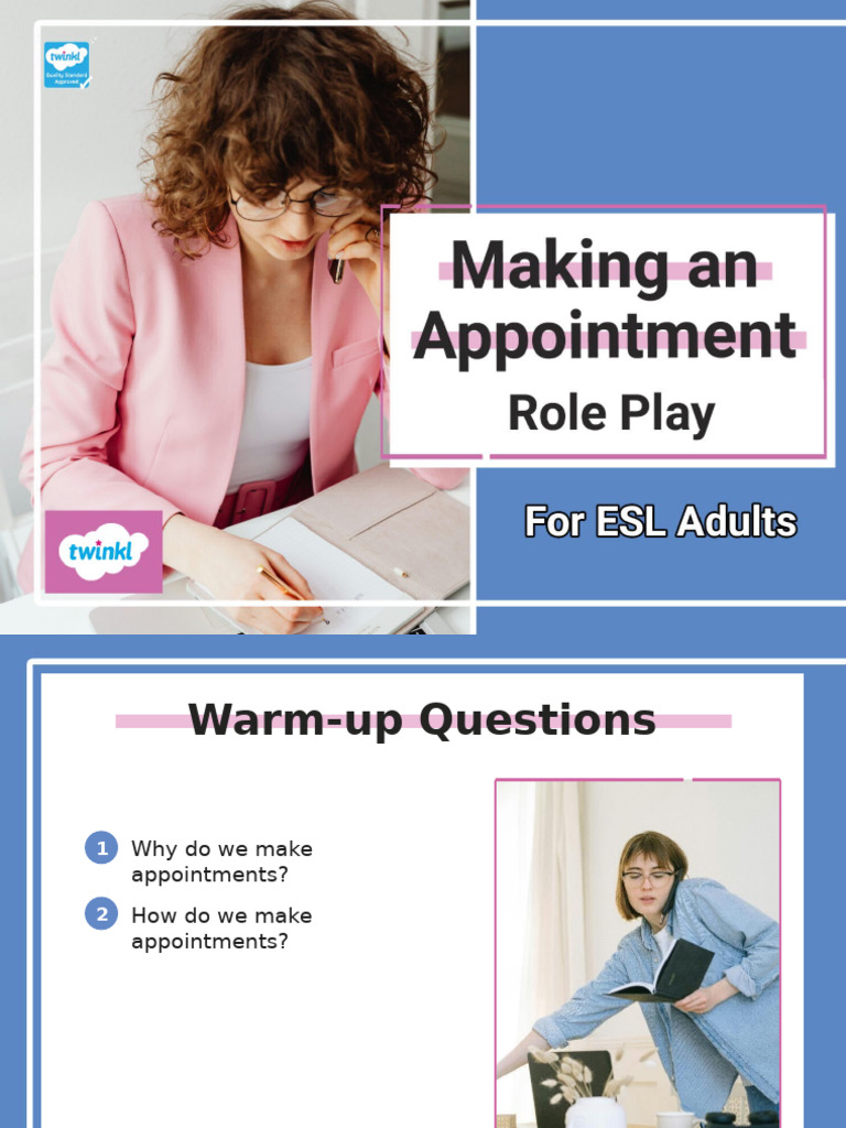 T 1720013351 Esl Making An Appointment Adults A2 b1 Ver 2 | PDF ...