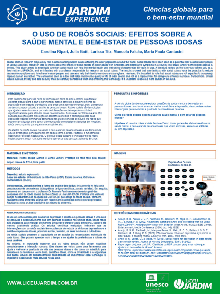 Liceu Experience - Banner | PDF | Robô | Robótica