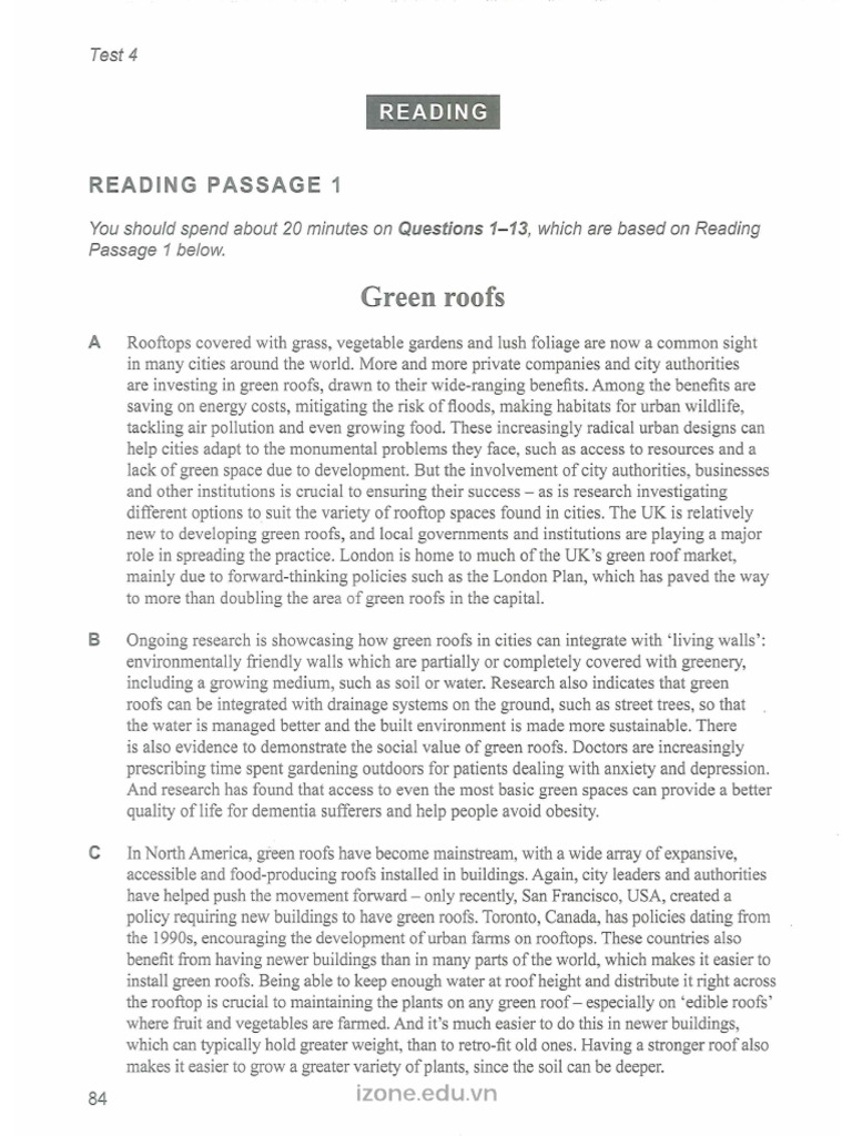 Cam 18 Test 4 Reading | PDF