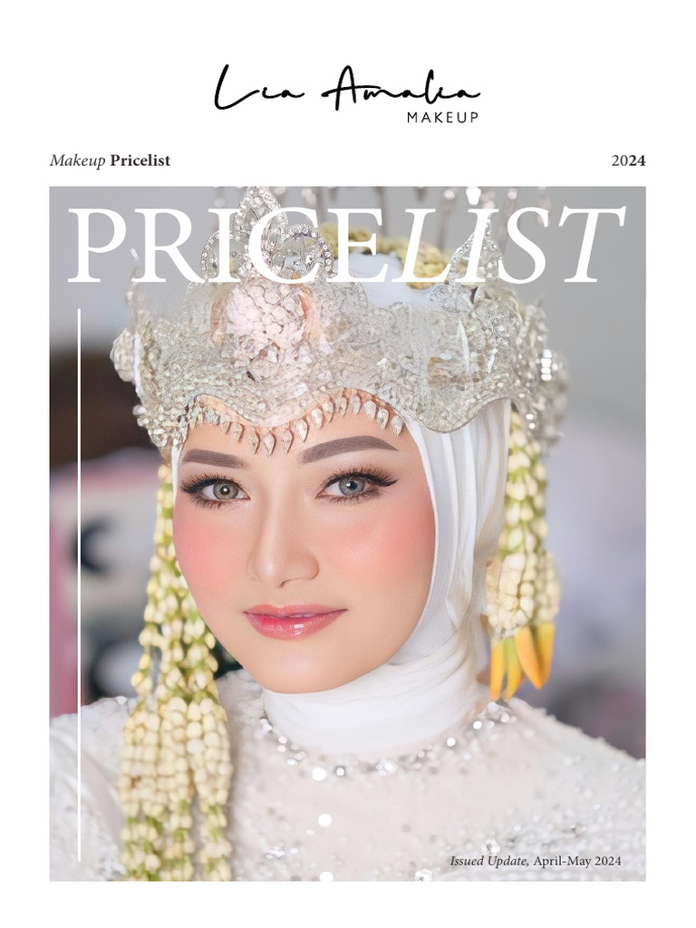 Lia Makeup Wedding Pricelist | PDF