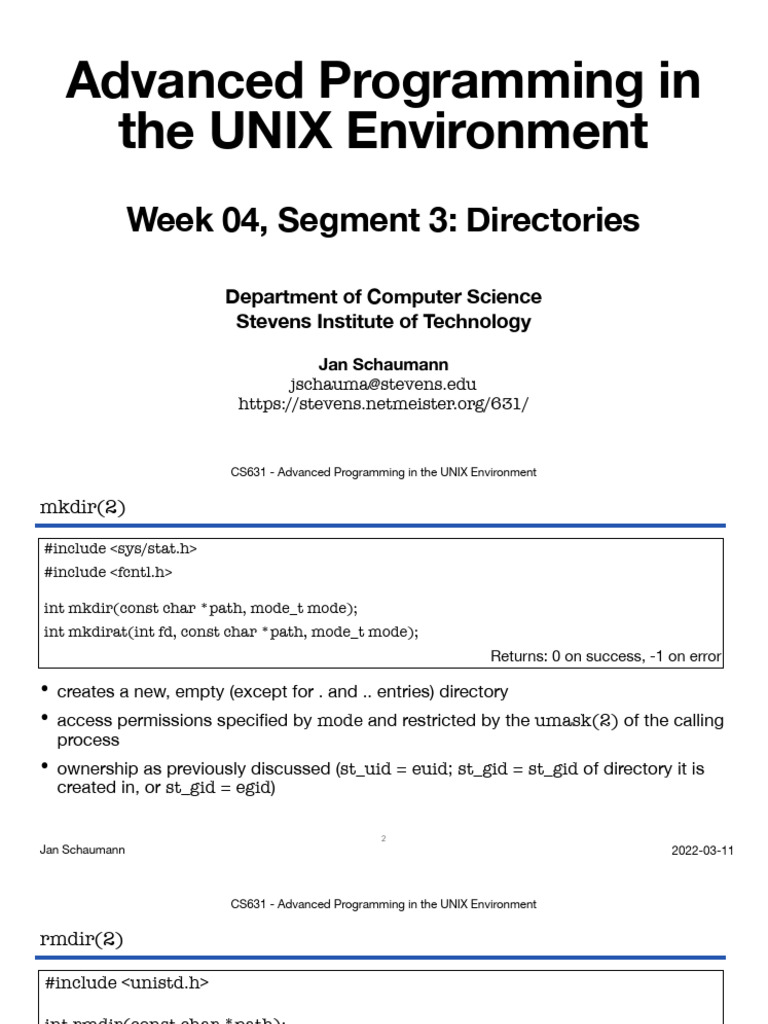 04-3-dirs | PDF | Pointer (Computer Programming) | Directory (Computing)
