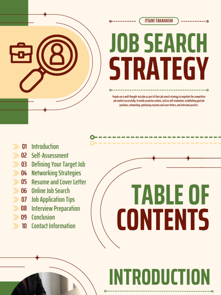 Effective Job Search Strategies Guide | PDF