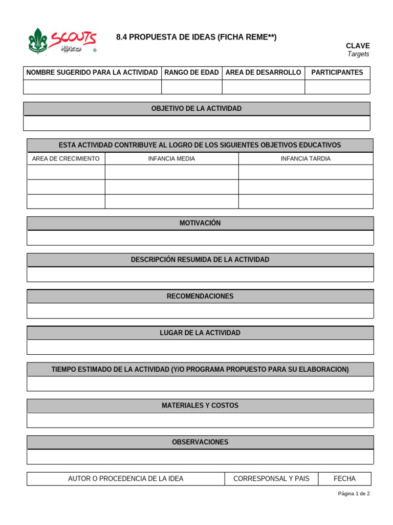 Ficha REME Word | PDF