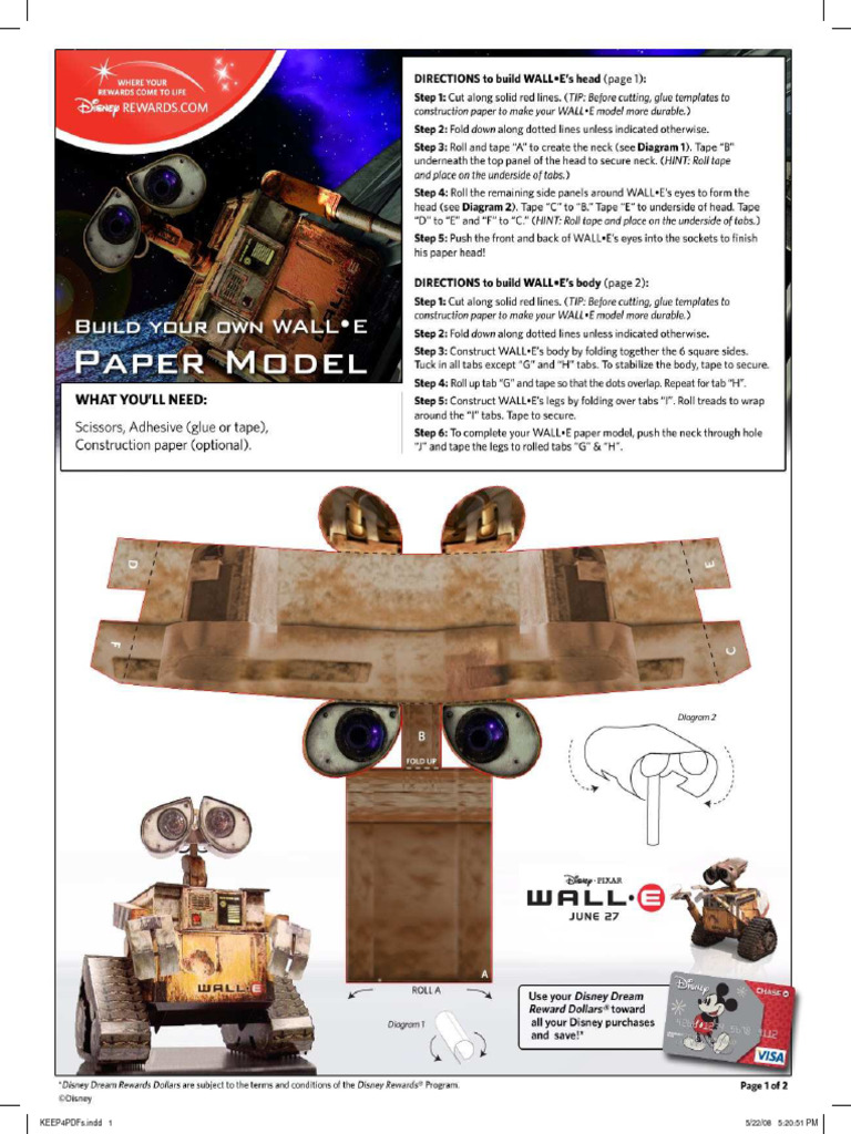 Wall e Papercraft | PDF