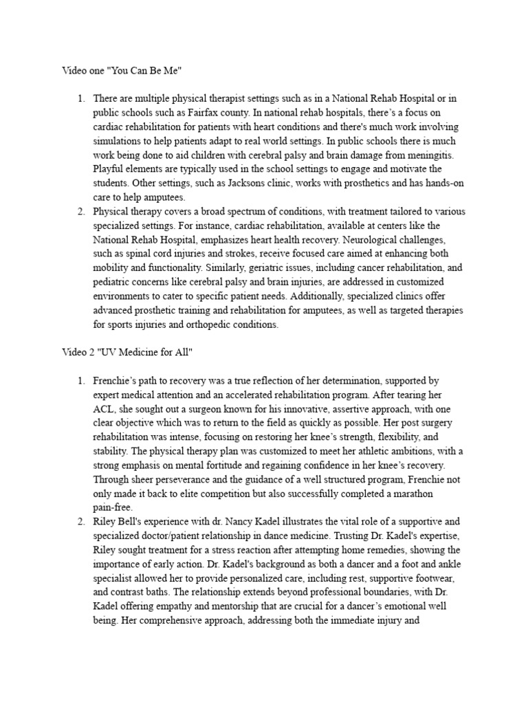 Kinesiology Assignment 2 | PDF | Physical Therapy | Health Care