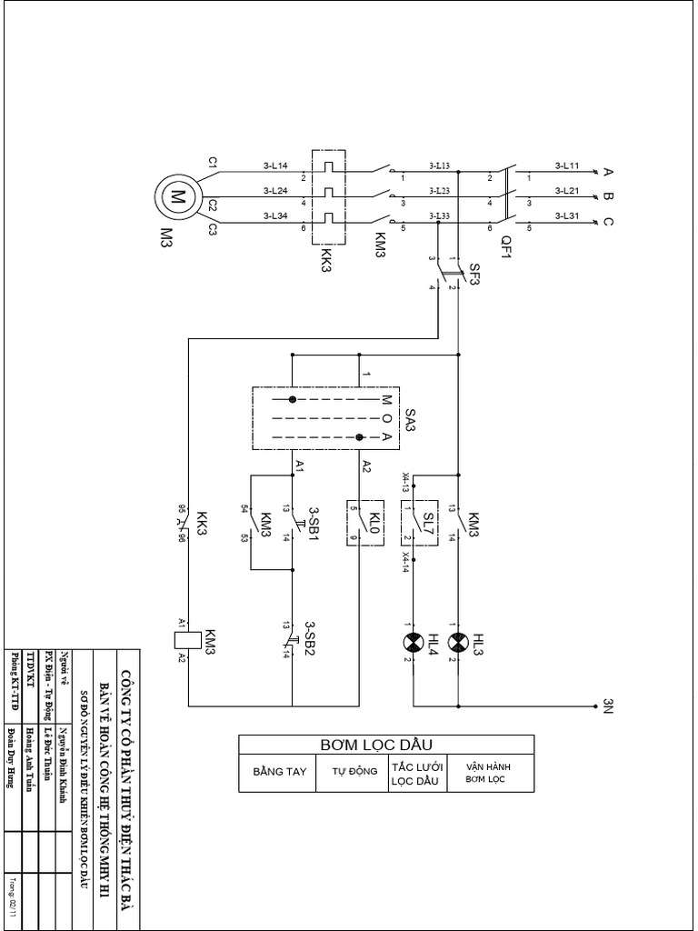 3-L14 3-L24 3-L34 3-L11 3-L21 3-L31: Vận Hành Bơm Lọc | PDF