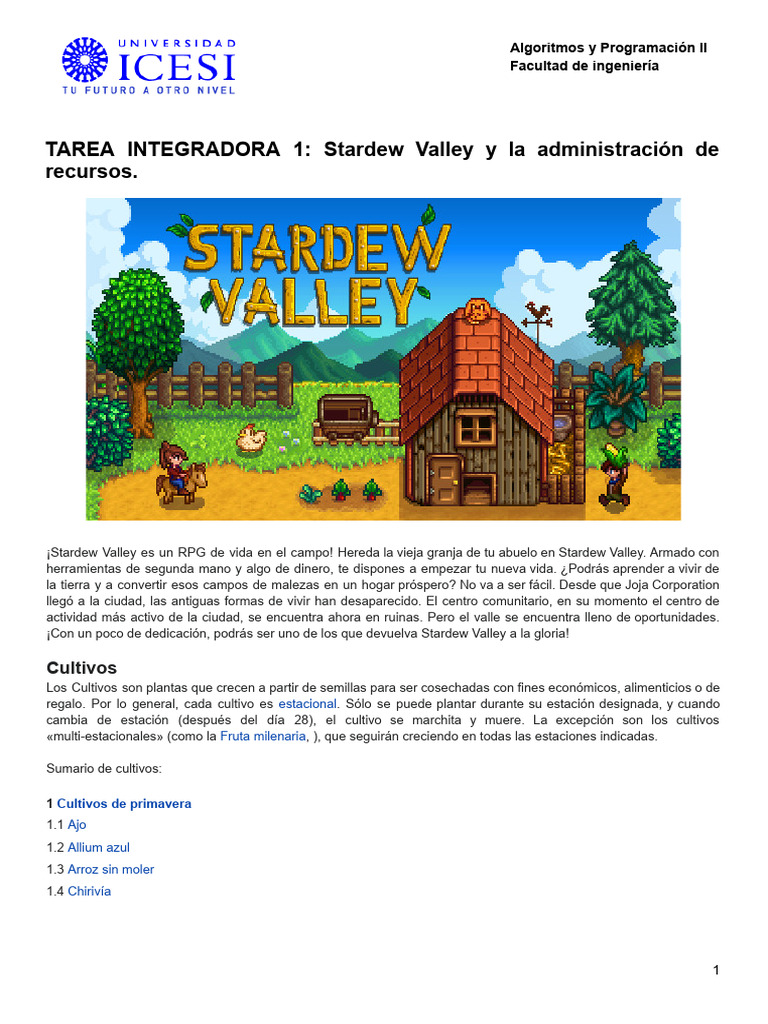 Tarea Integradora1 APO2 20242 | PDF | Informática