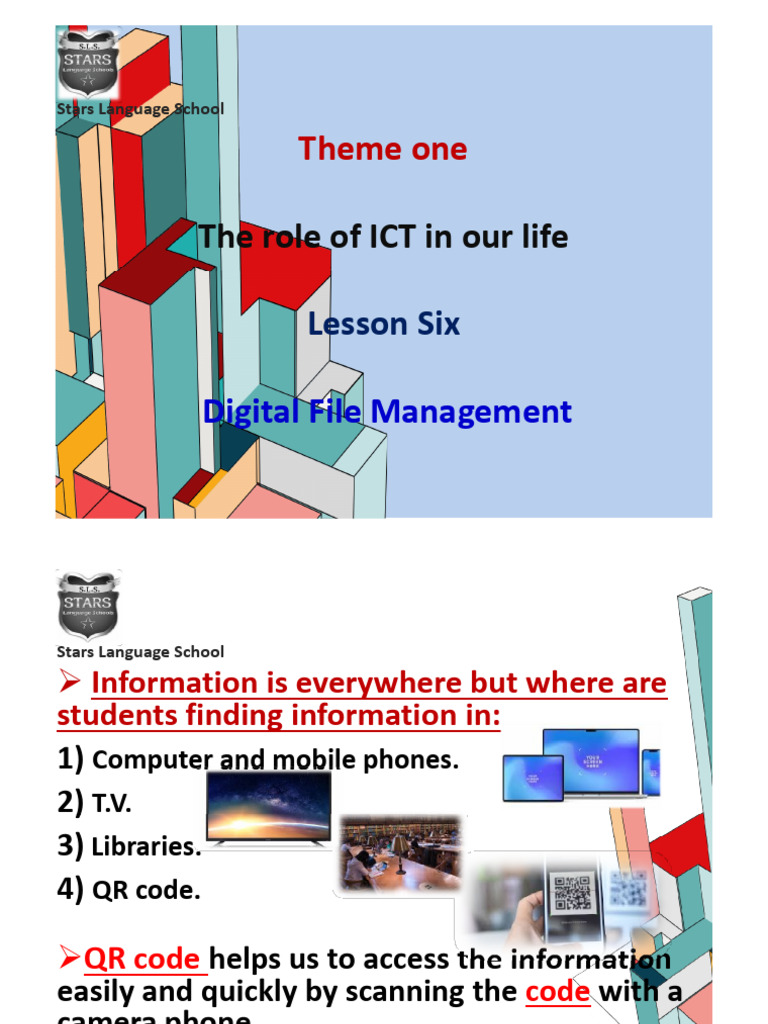 Lesson Six Digital File Management | PDF Lesson Six Digital File Management | PDF
