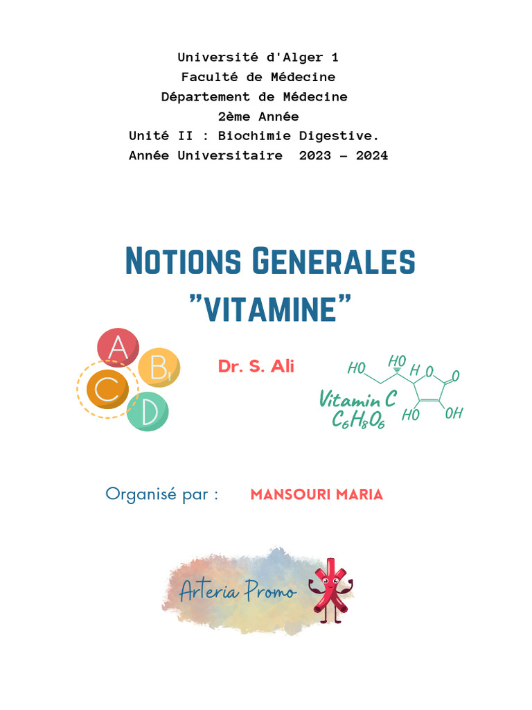 Comprendre les Vitamines et leur Rôle | PDF | Vitamine E | Vitamine B12