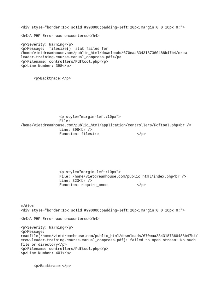 Crew Leader Training Course Manual - Compress | PDF