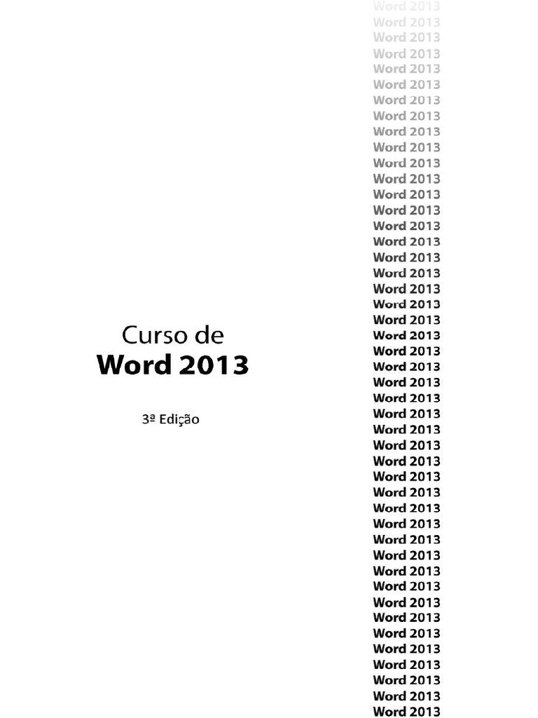 Ms Word 2013 v1 Mod1 Apostila A5 Re2 | PDF