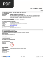 Argoshield 5 Safety Data Sheet | PDF | Dangerous Goods | Prevention