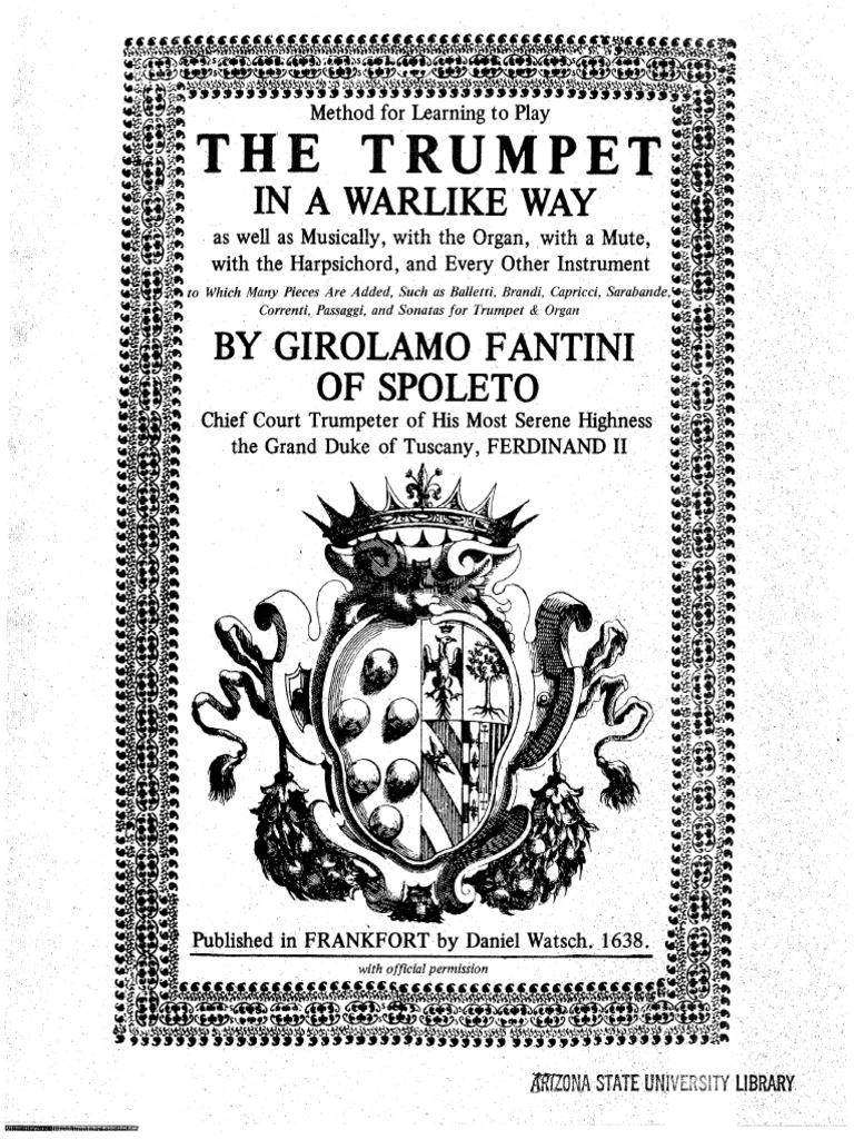 The Warlike Trumpet - Fantini | PDF