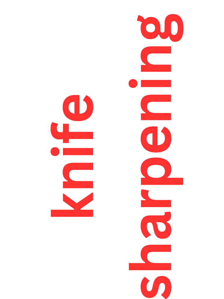 Sign For Sharpening Knives Pdf