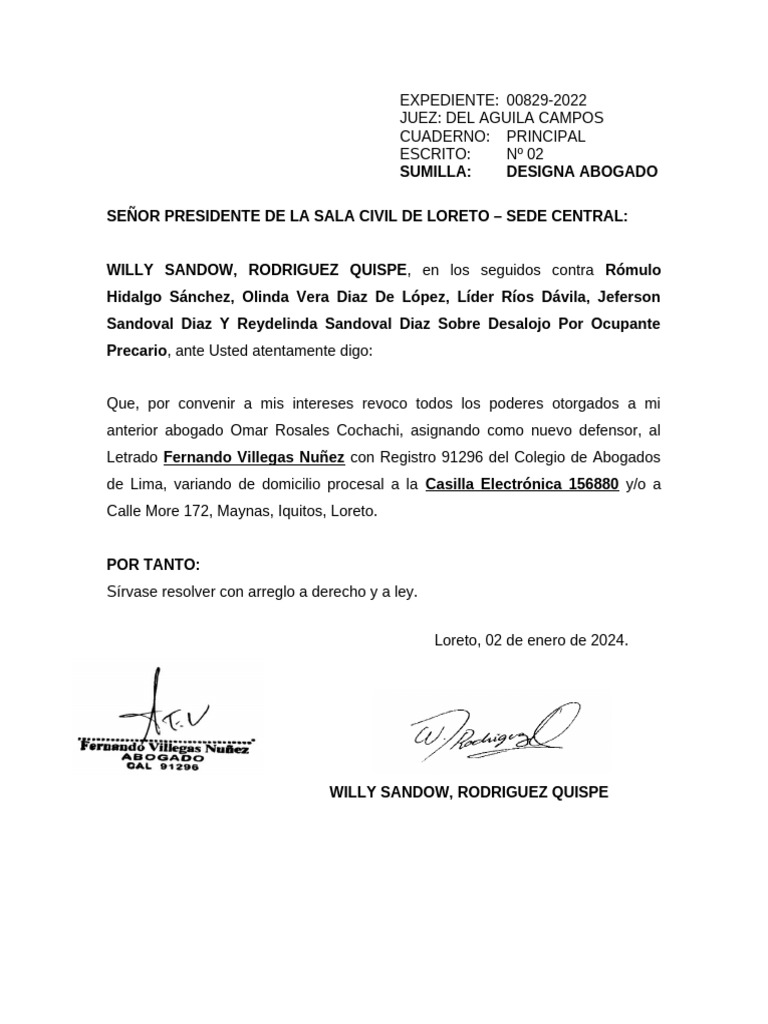 Designa Abogado | PDF