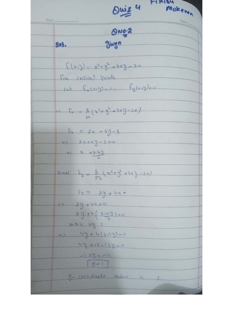 Quiz4 Fikiru Mokenen | PDF