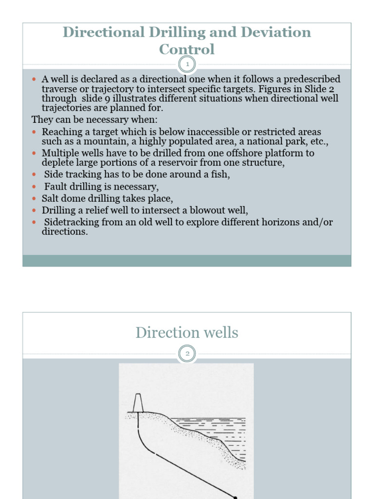 Lecture - No. 3 - Directional Drilling and Deviation | PDF | Oil Well ...