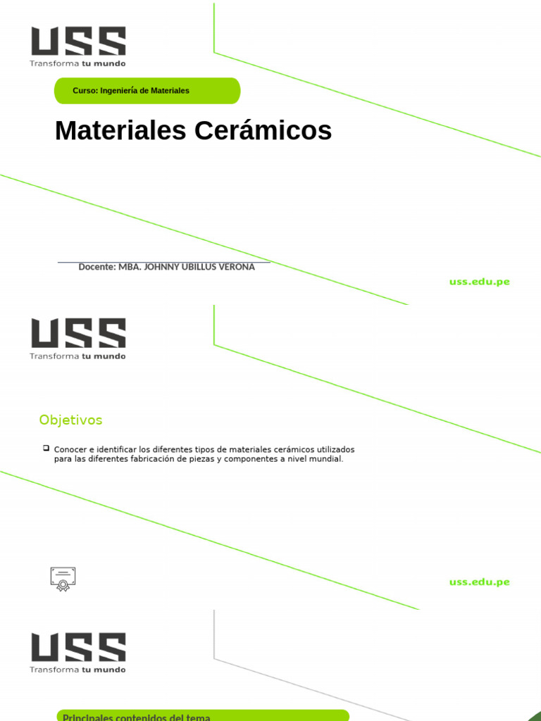 S07.s7_Ceramicos y Polimeros | PDF | Ingeniería Cerámica | Cerámica