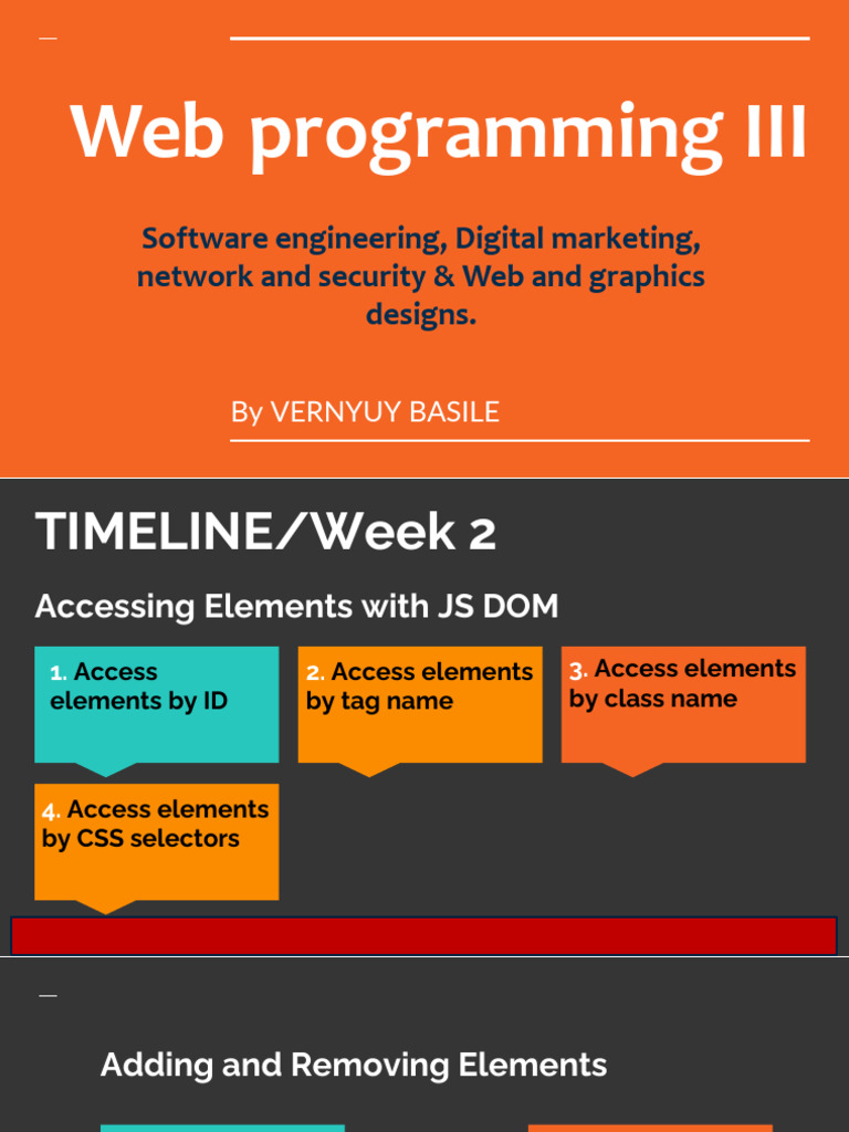 Web Programming 2 Weektwonew - 034557 | PDF | Document Object Model ...
