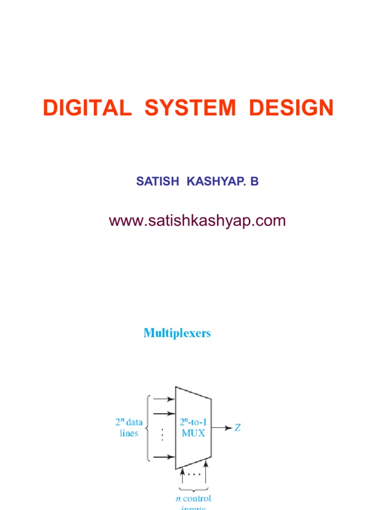 Lecture 1 - Multiplexer, ROM, PLA and PAL | PDF | Electronic Design ...