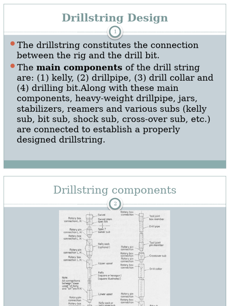 Lecture No. 2 - Drillstring Design | PDF | Mechanical Engineering ...