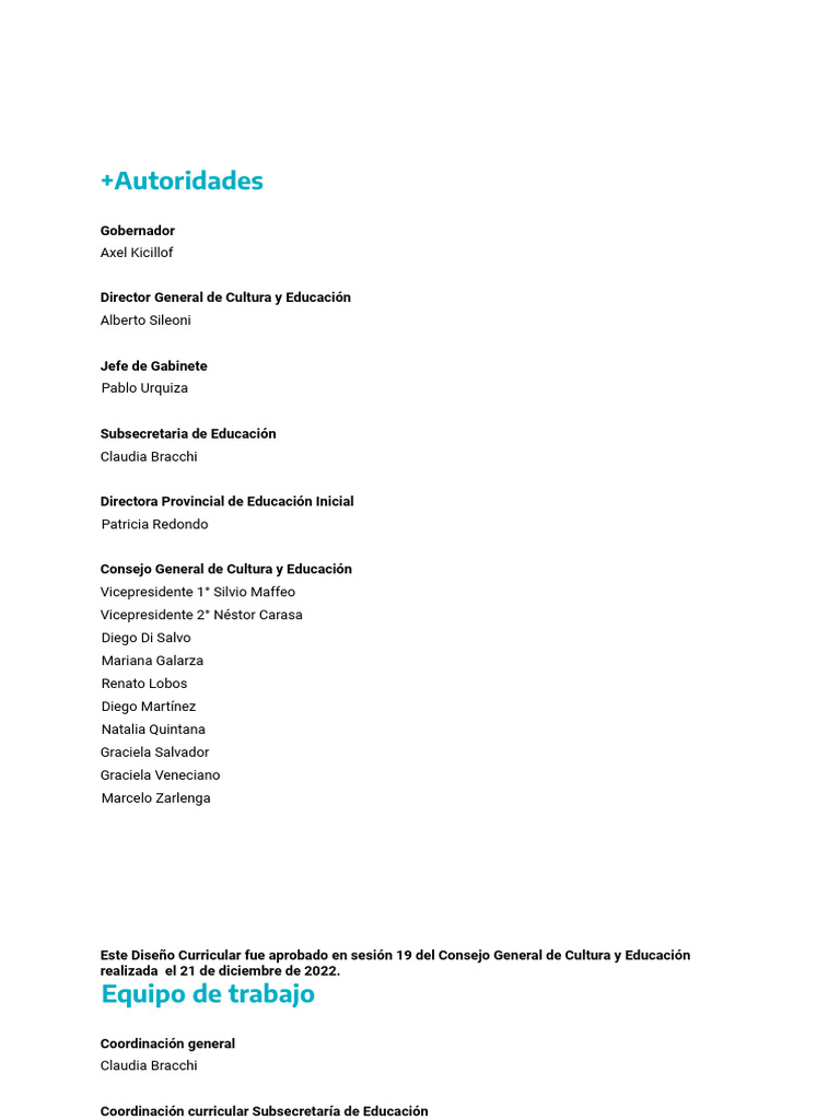 Dise ñ o Curricular e i 2022 | PDF | Educación de la primera infancia | Enseñando