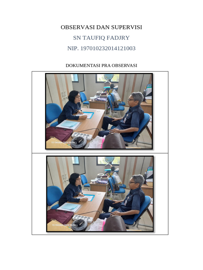Observasi Dan Supervisi | PDF