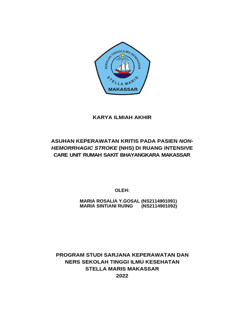 Asuhan Keperawatan pada NHS di ICU | PDF