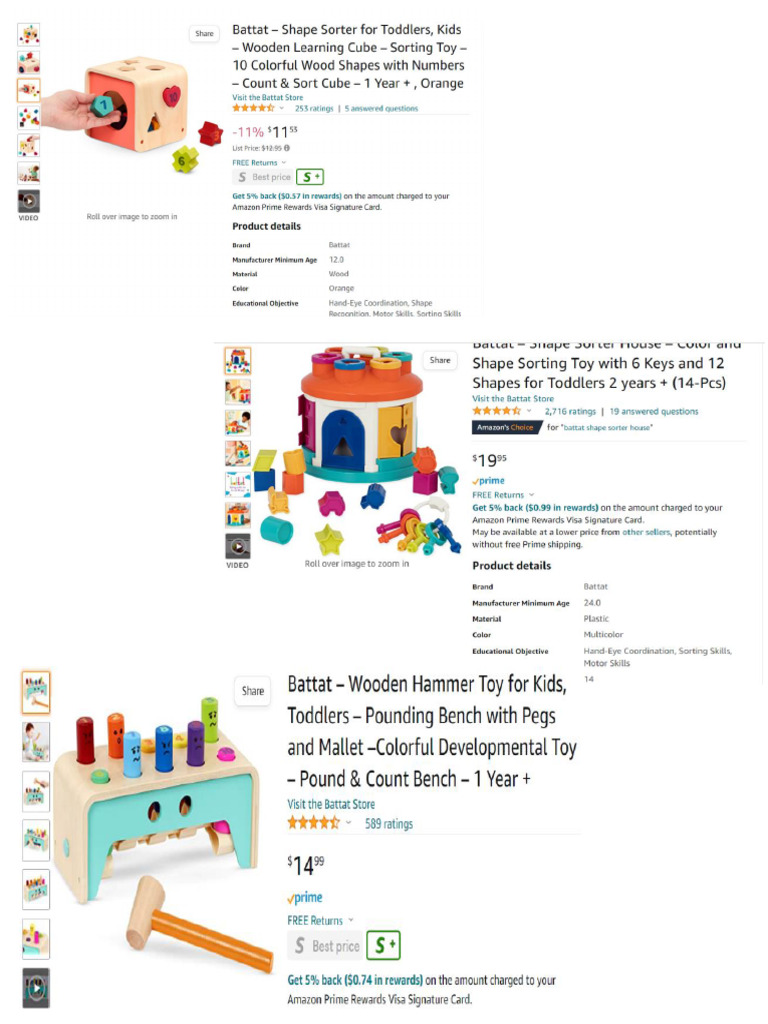 Dual Purpose Toys For Infants and Toddlers | PDF