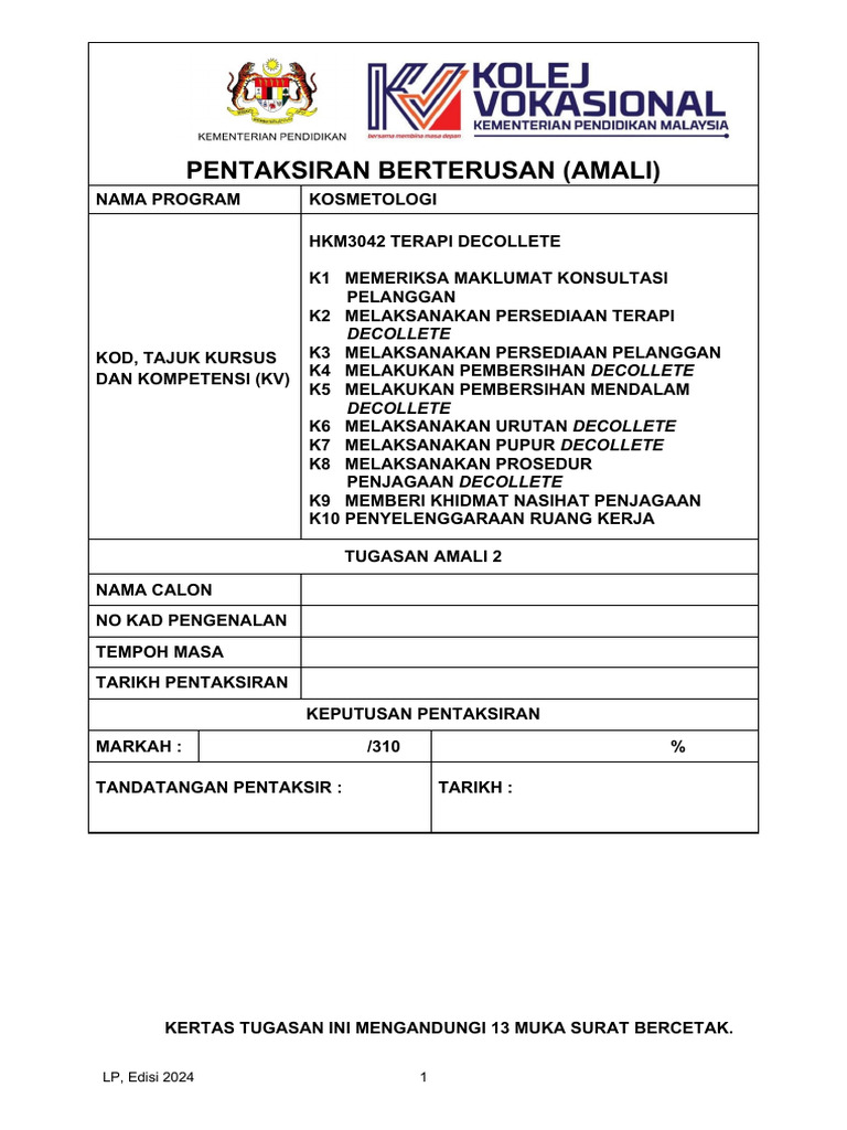 9.amali 2 HKM3042 | PDF