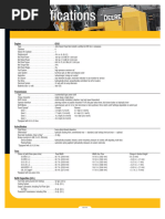 Caterpillar 6030 Technical Specs | PDF | Horsepower | Engines