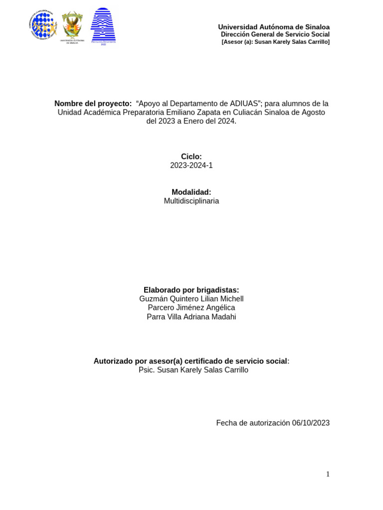 ADIUAS - Guzman Quintero Lilian Michell | PDF | Aprendizaje | Inclusión ...
