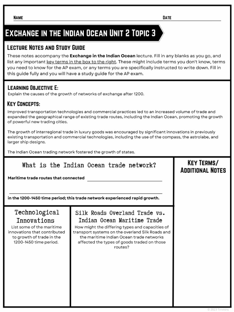 2.3 Guided Notes For Students | PDF