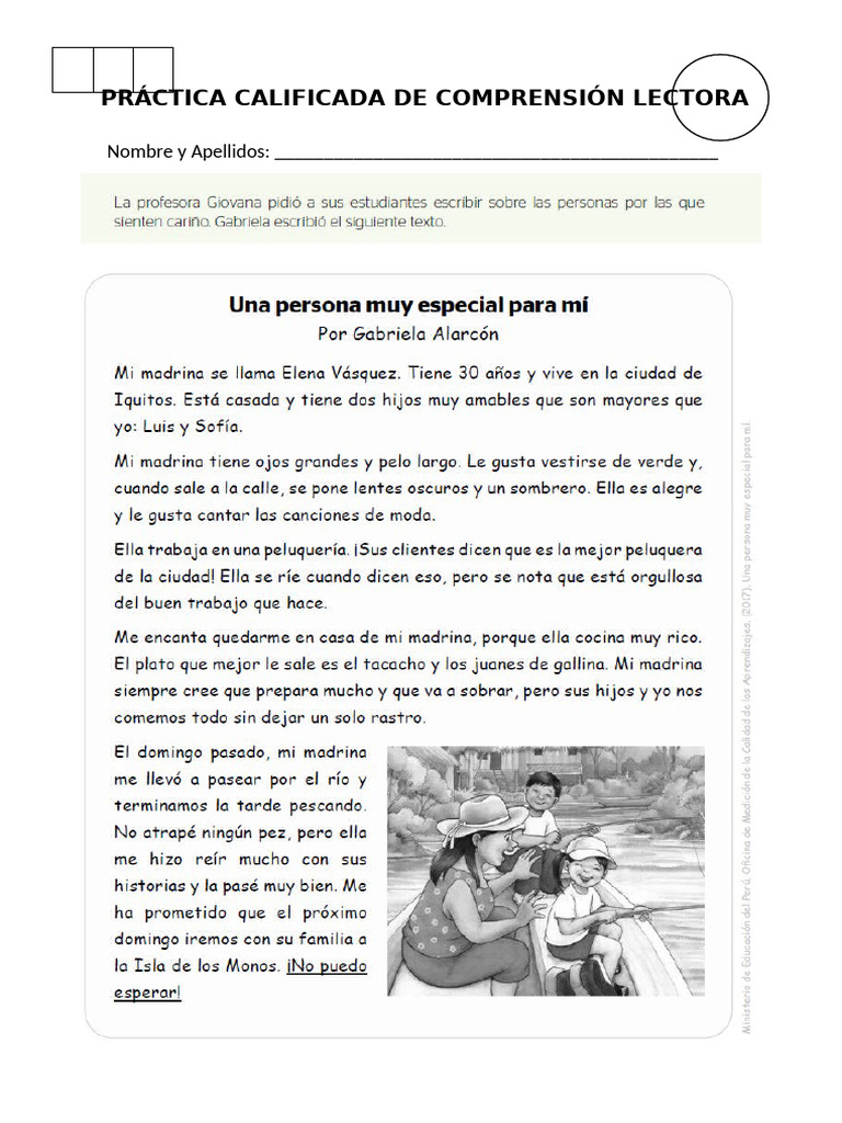 Práctica de Comprensión Lectora 13 | PDF