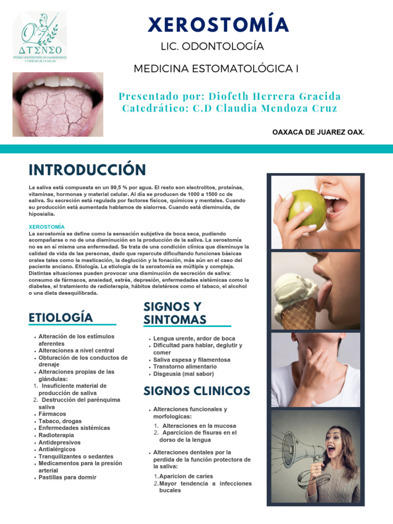 Xerostomia | PDF | Saliva | Medicina