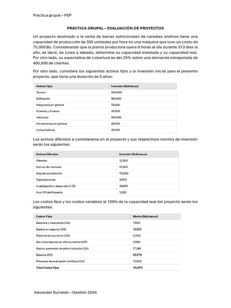 Práctica Grupal | PDF | Economias | Economía Financiera