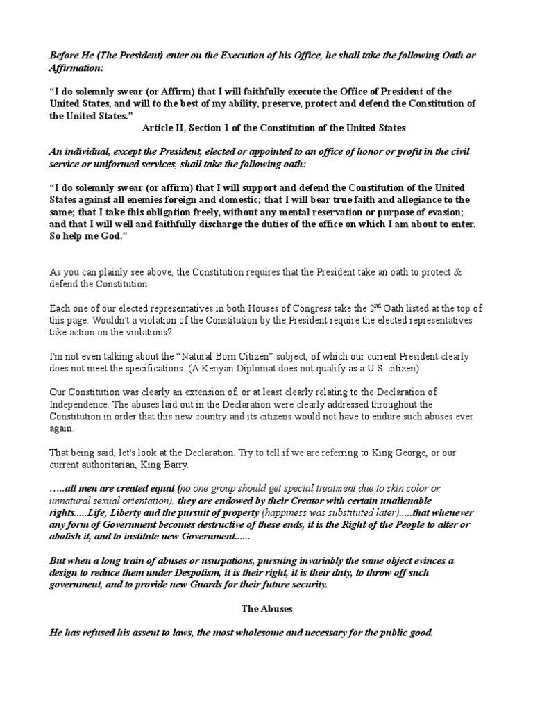 Oaths | PDF | Oath Of Office | Government