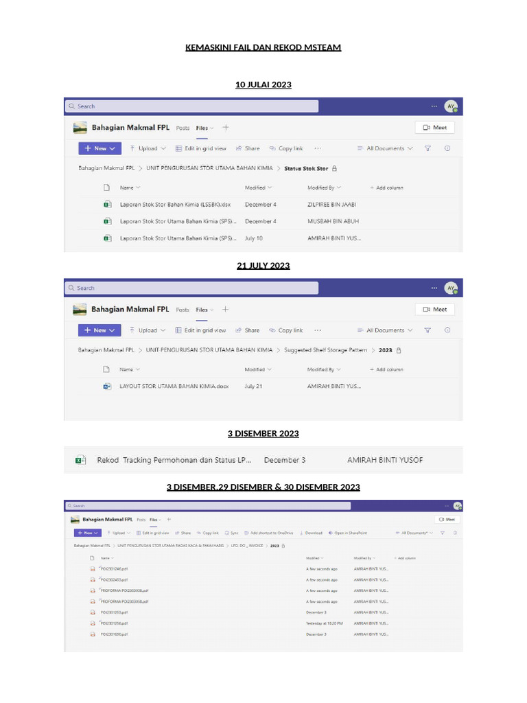 Kemaskini Rekod | PDF