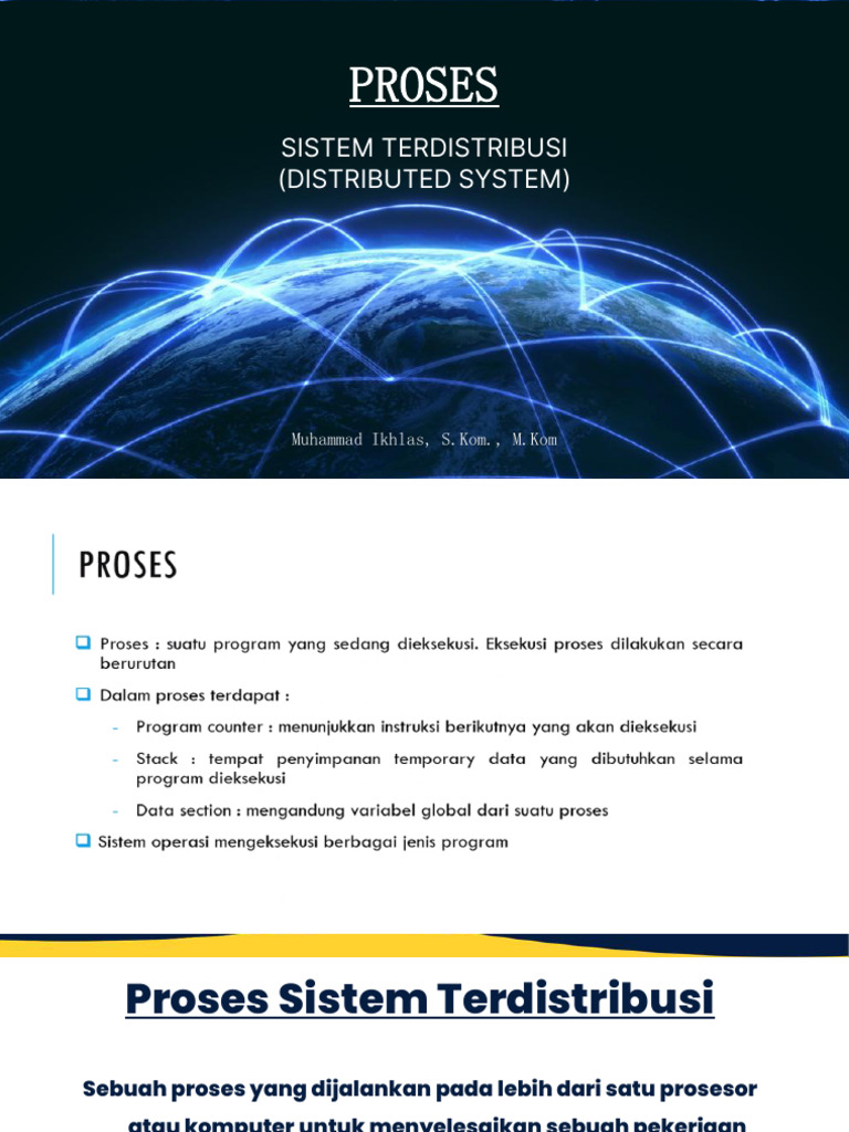 3 Sistem Terdistribusi - Proses | PDF